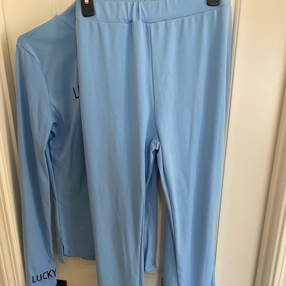 Lucky Brand | Other | Brand New Lucky Label Powder Blue Twopiece Women ...
